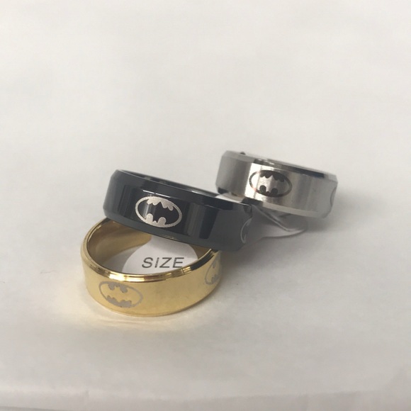 Batman | Accessories | Batman Emblem Ring Stainless Steel | Poshmark
